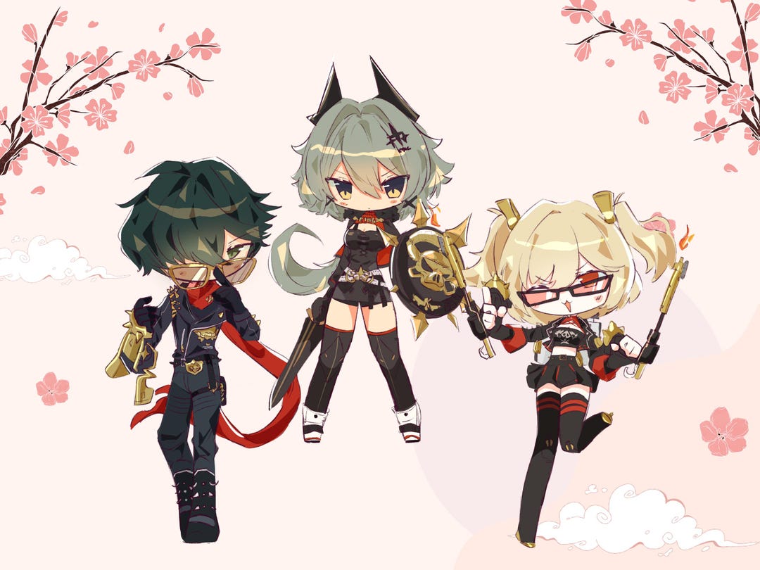 Zenless Zone Zero Stickers | Caesar Burnice Lighter Stickers | Decals ...