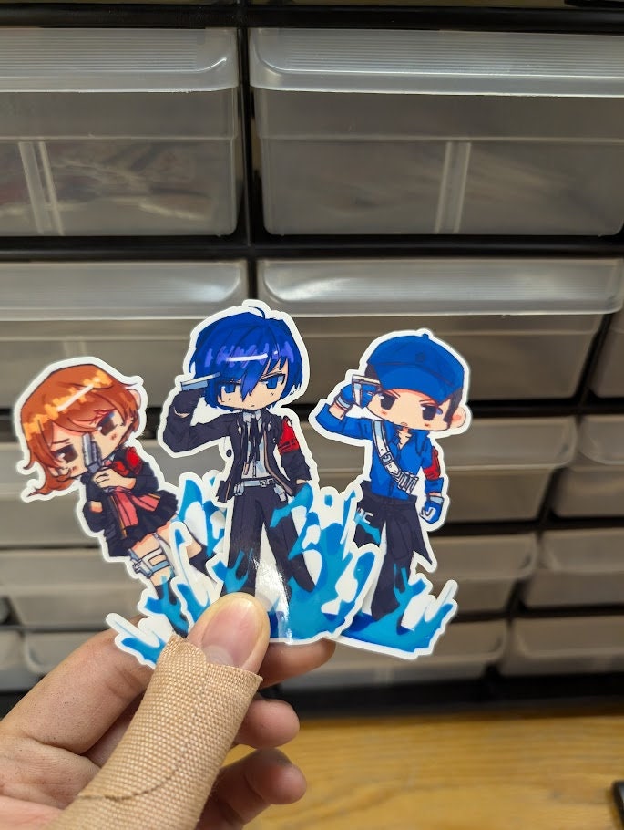 Persona 3 Stickers | Persona 3 Reload Chibi Stickers | Cute Decals ...