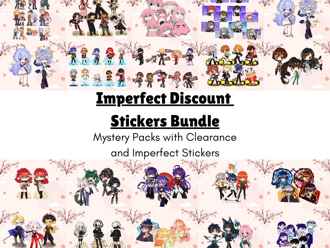Imperfect Discount Stickers Bundle | Xenoblade, Persona, Star Rail ...