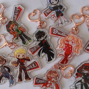 Persona 5 Royal Chibi Keychain Collection | Phantom Thieves | Keychain ...