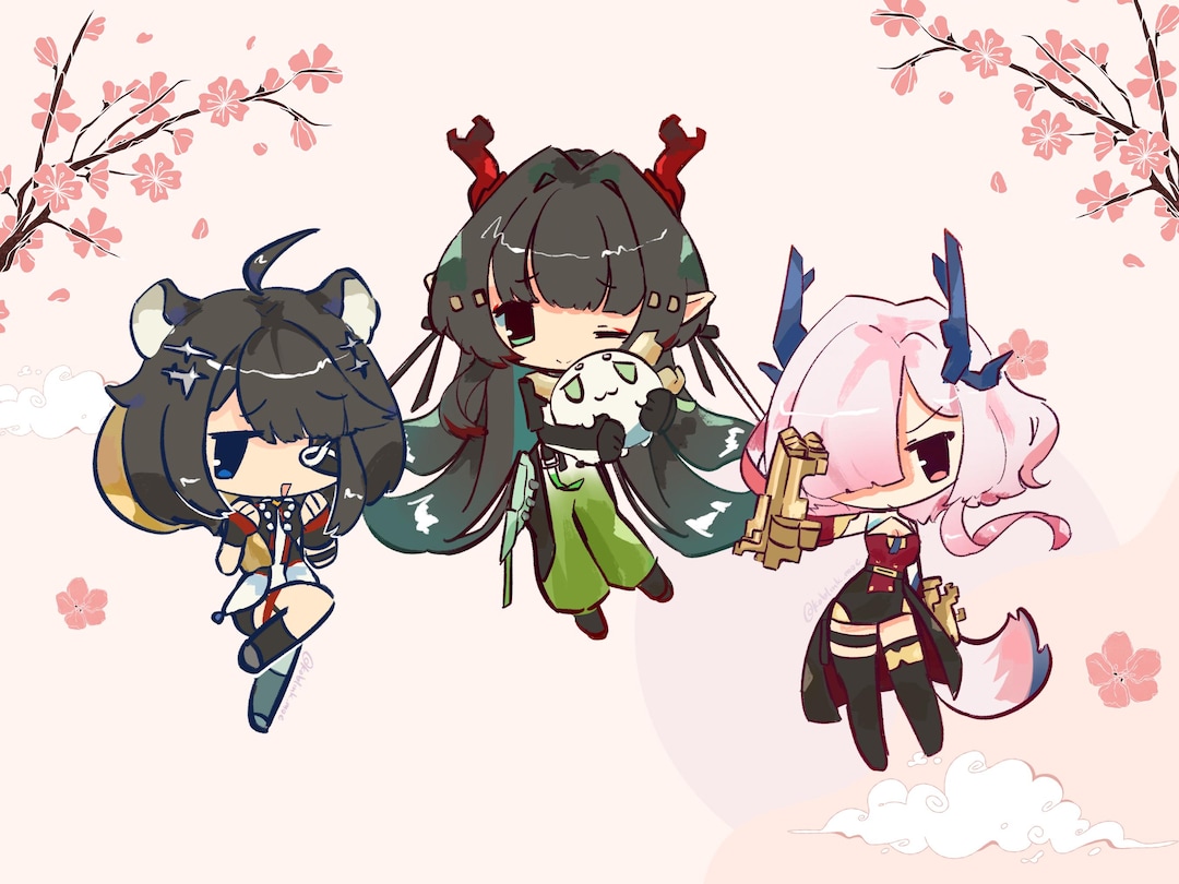 Arknights Endfield Chibi Stickers | Zhuang Fangyi, Tangtang, Mi Fu ...