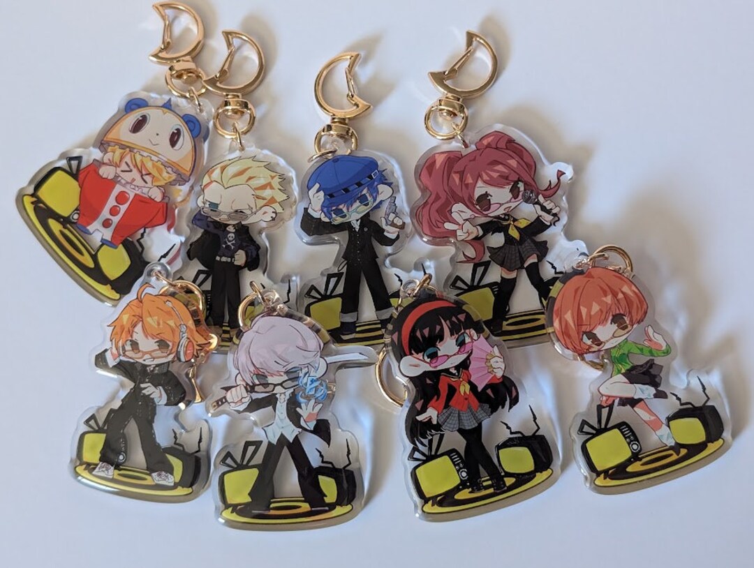 Persona 4 Golden Chibi Keychain Collection Persona 4 Keychain Accessory ...