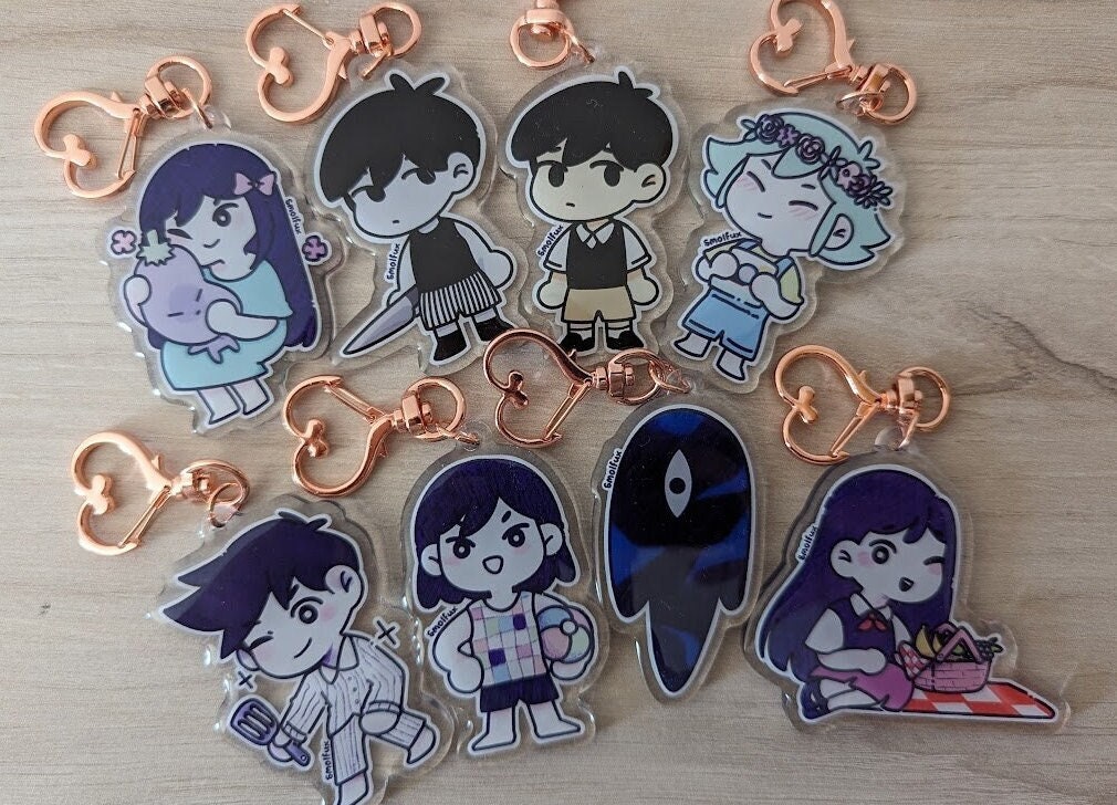 Omori Game Keychain Collection Keychain Accessory Bag Accessory Game ...