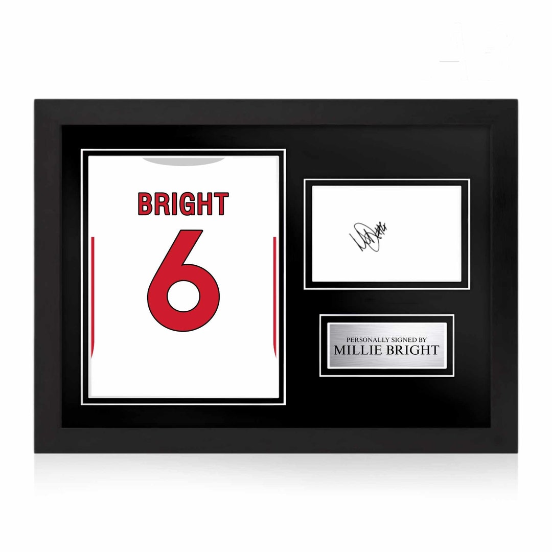 Millie Bright OBE Signed Framed Display With Shirt Back Photo - Etsy