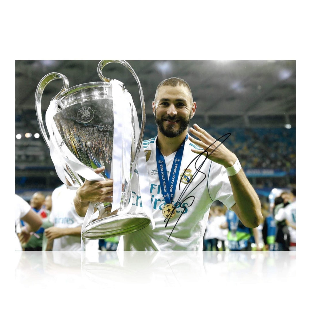 Karim Benzema Signed 12x8 Photo - Etsy