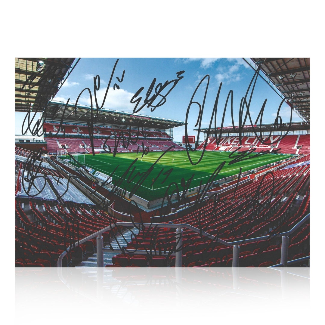 Stoke City 23/24 Squad Signed A4 Photo - Etsy