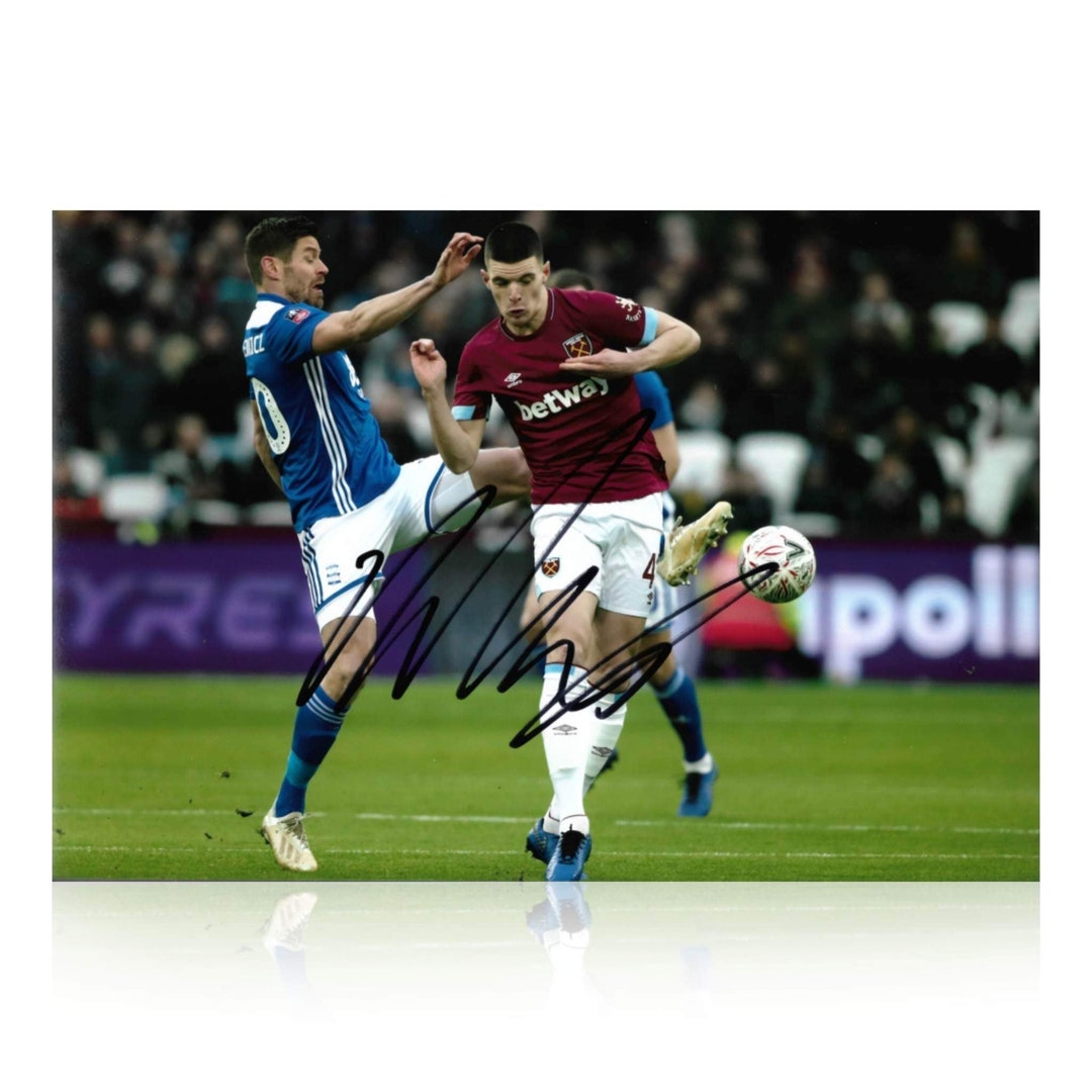 Declan Rice Signed 12x8 Photo - Etsy