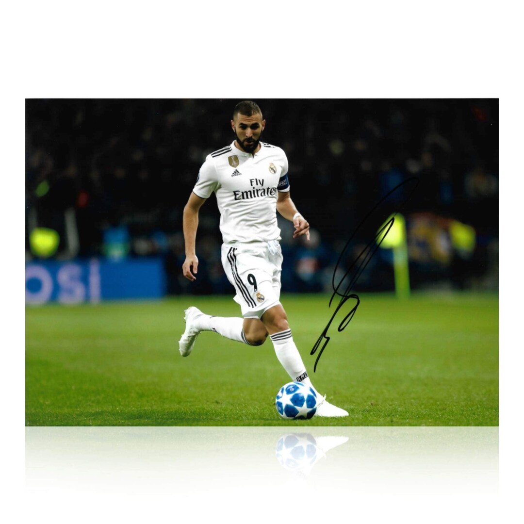 Karim Benzema Signed 12x8 Photo - Etsy