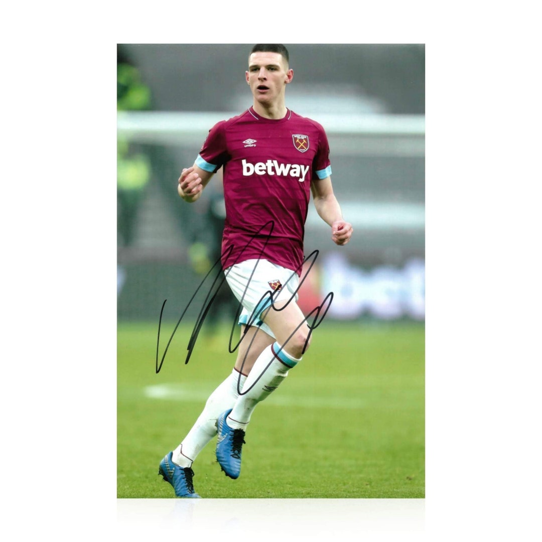 Declan Rice Signed 12x8 Photo - Etsy