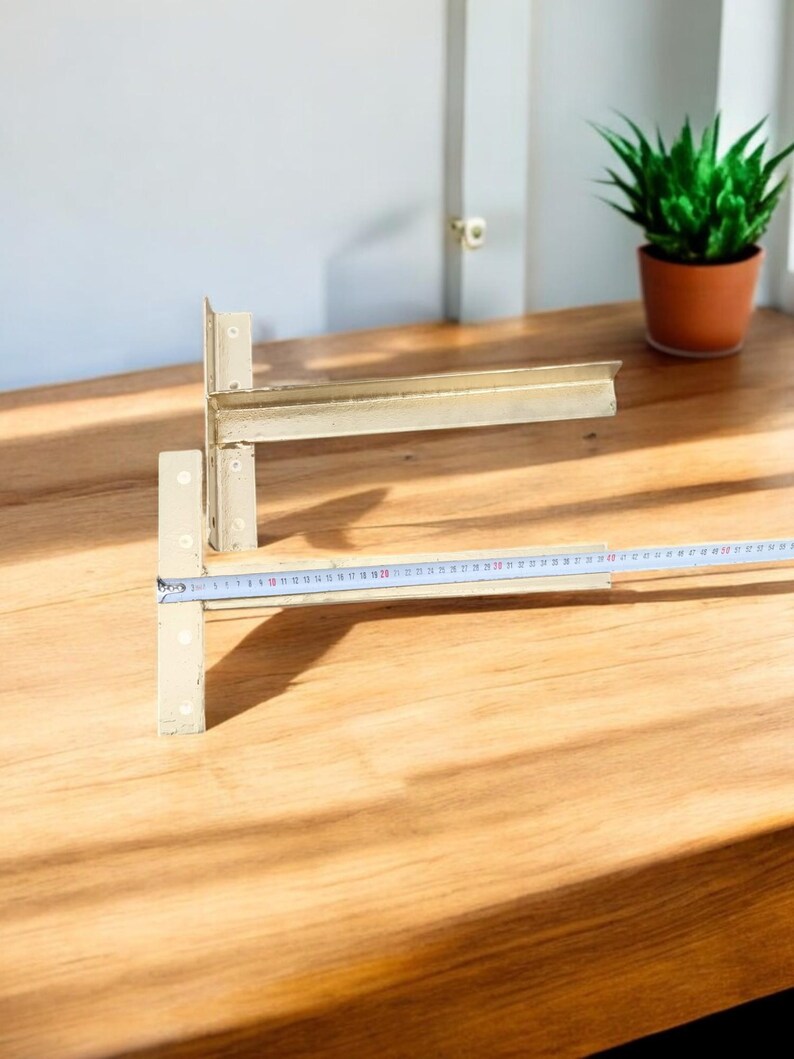 Heavy-duty Wall Mounting Brackets for Marble Sink, Steel Floating Shelf ...