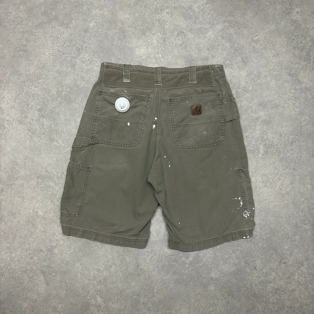 Vintage Carhartt Khaki Workman Shorts 32 - Etsy
