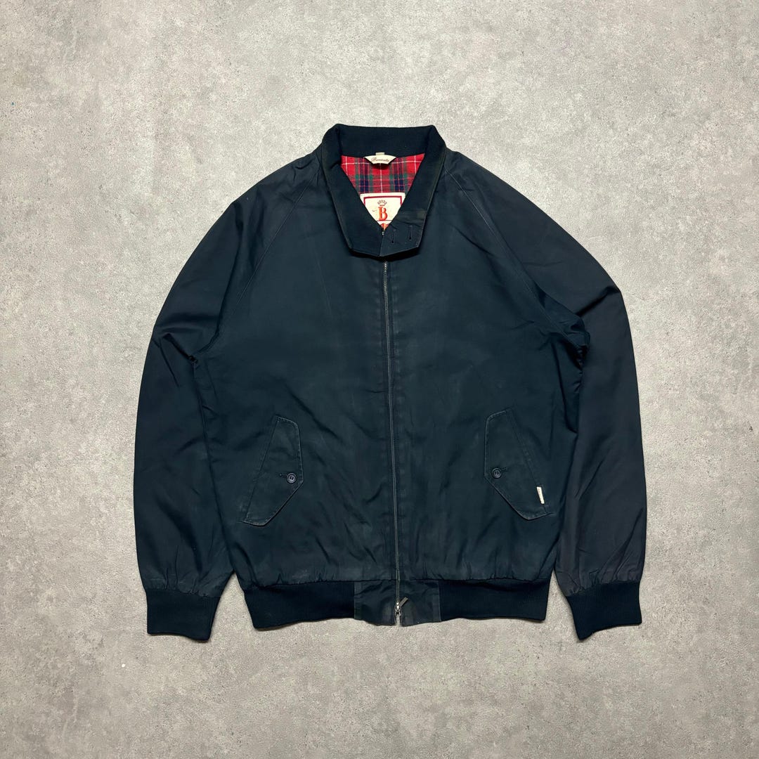 Vintage Baracuta Navy Bomber Jacket M - Etsy