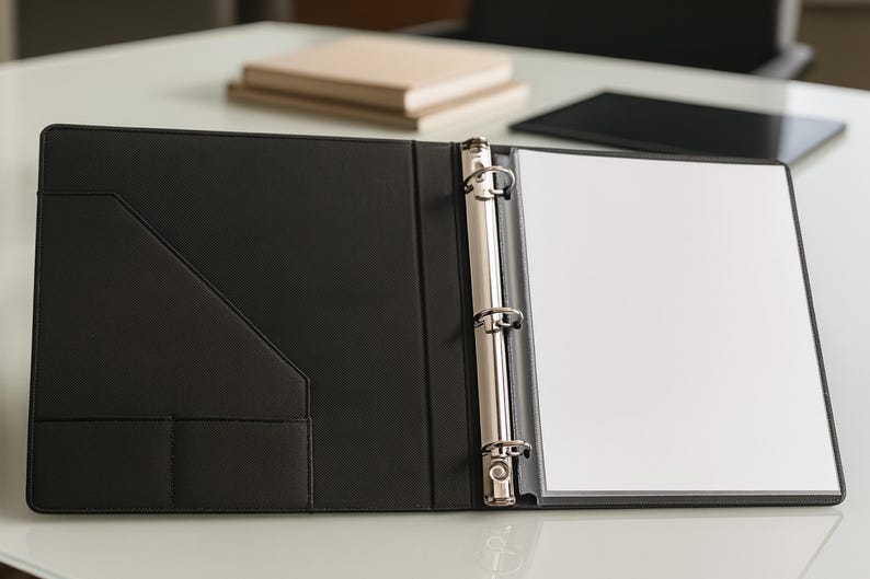 Custom Three Ring Binder With Logo, Business Logo Gift, Office ...