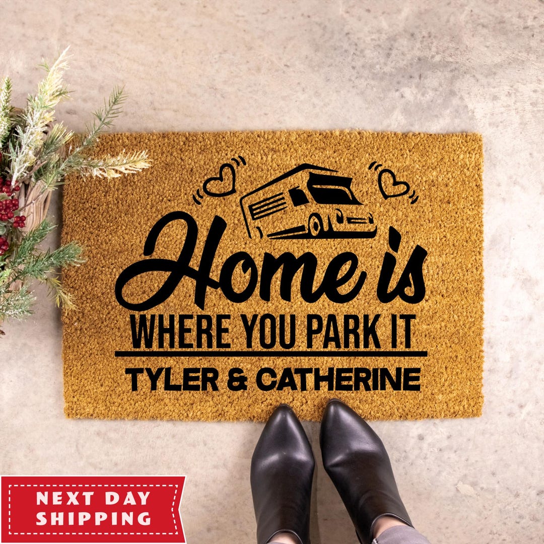 Custom Campervan Motorhome Doormat, Personalized Camper Doormat, Custom ...