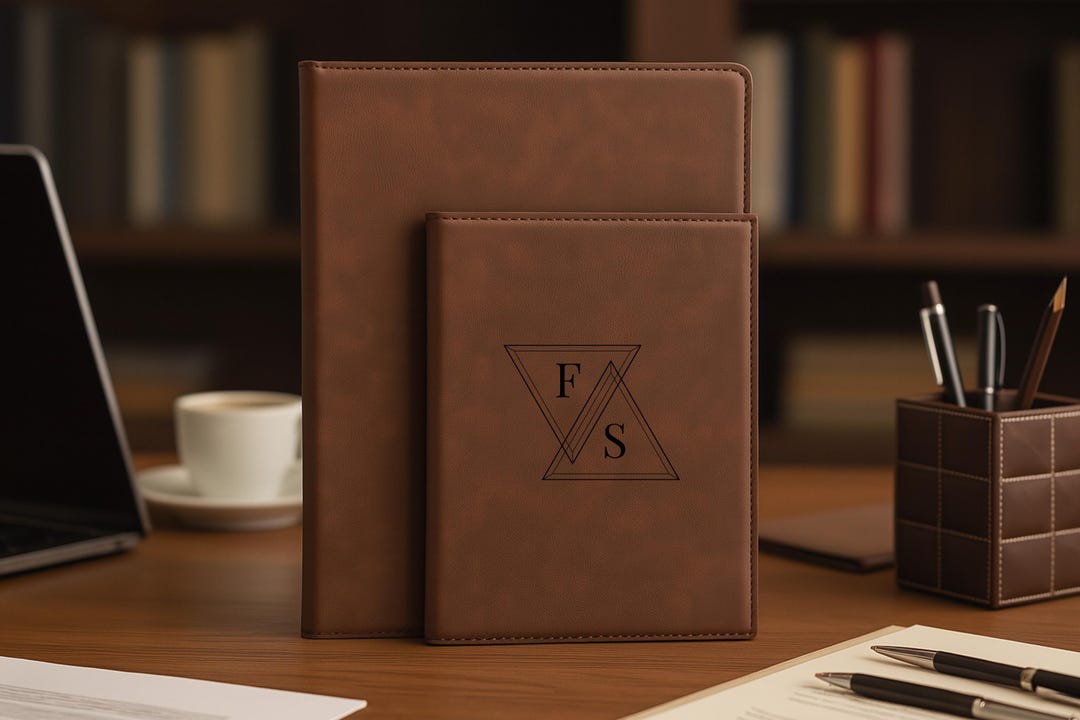 Personalized Leather Padfolio, Custom Padfolio, Office Organizer, Gift ...