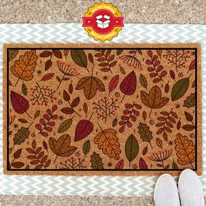 Fall Doormat, Fall Welcome Mat, Home Doormat, Fall Decor, Outdoor Mat ...