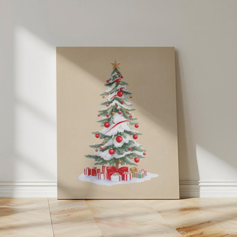 Christmas Canvas Art - Etsy