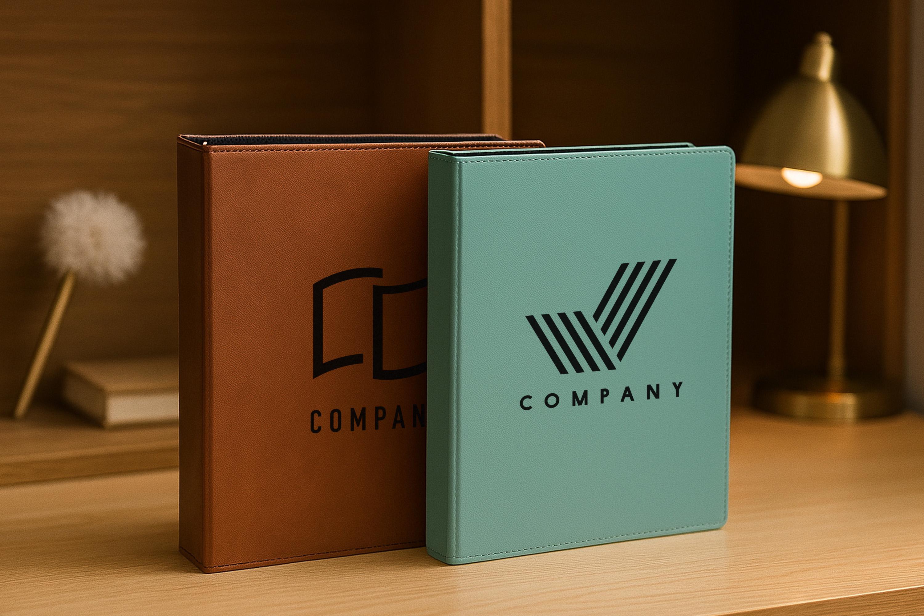 Custom Three Ring Binder With Logo, Business Logo Gift, Office ...