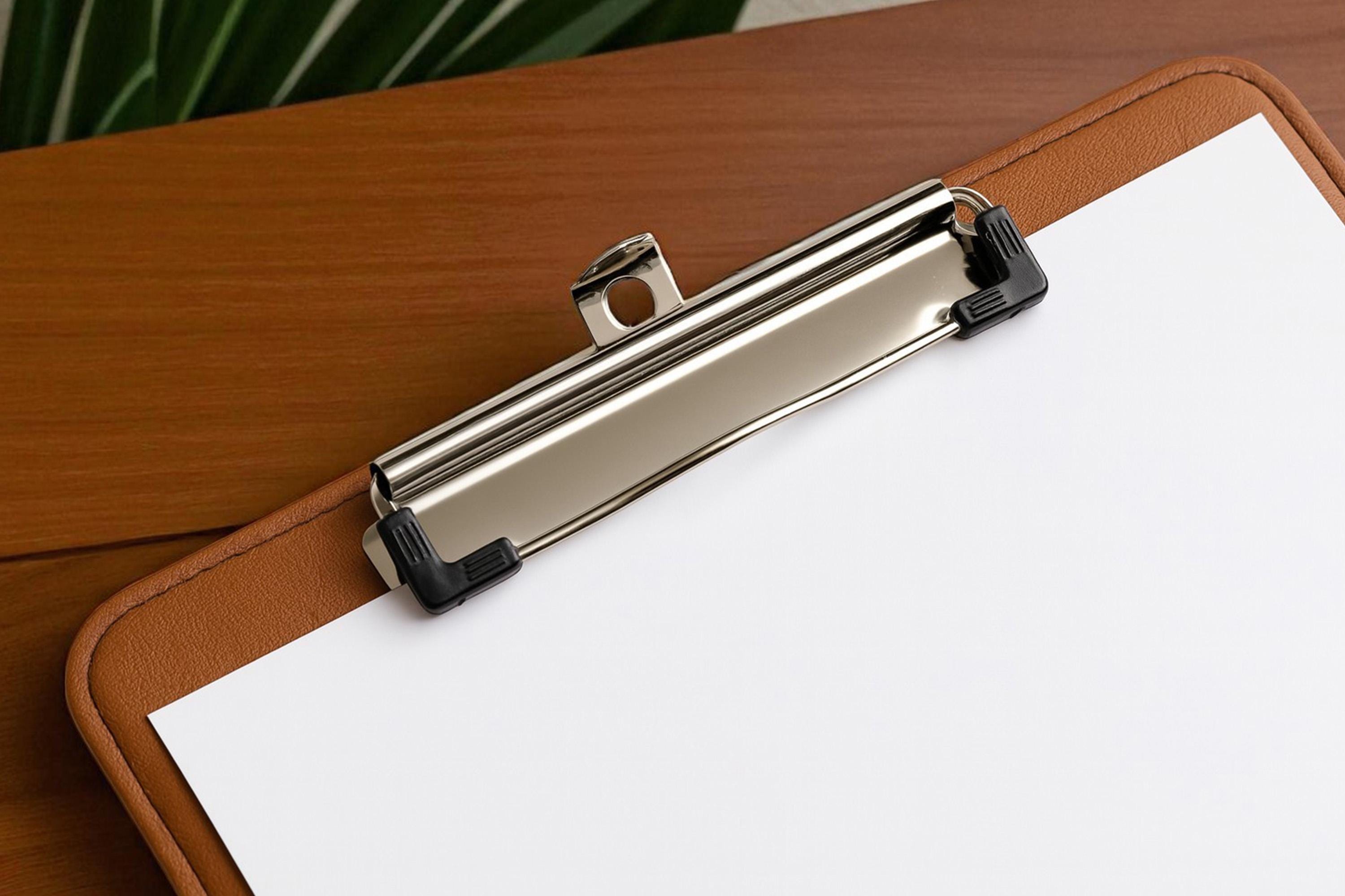 Custom Leather Clipboard, Business Logo Gift, Office Organizer, Company ...