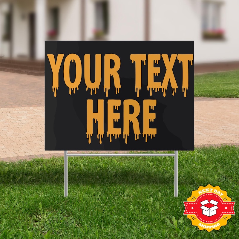 Scary Sign - Etsy