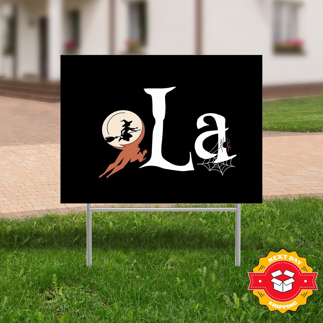La Kamala Yard Sign, Halloween Yard Sign, Kamala Sign, Spooky Garden ...
