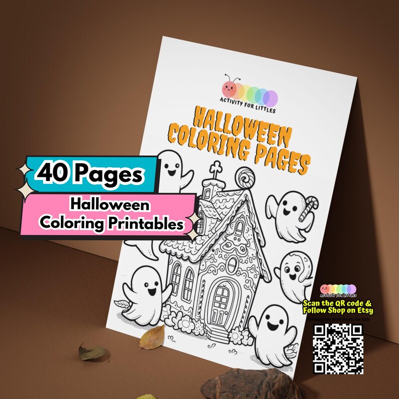 Halloween Coloring Pages for Kids, Spooky Printable Coloring Sheets ...