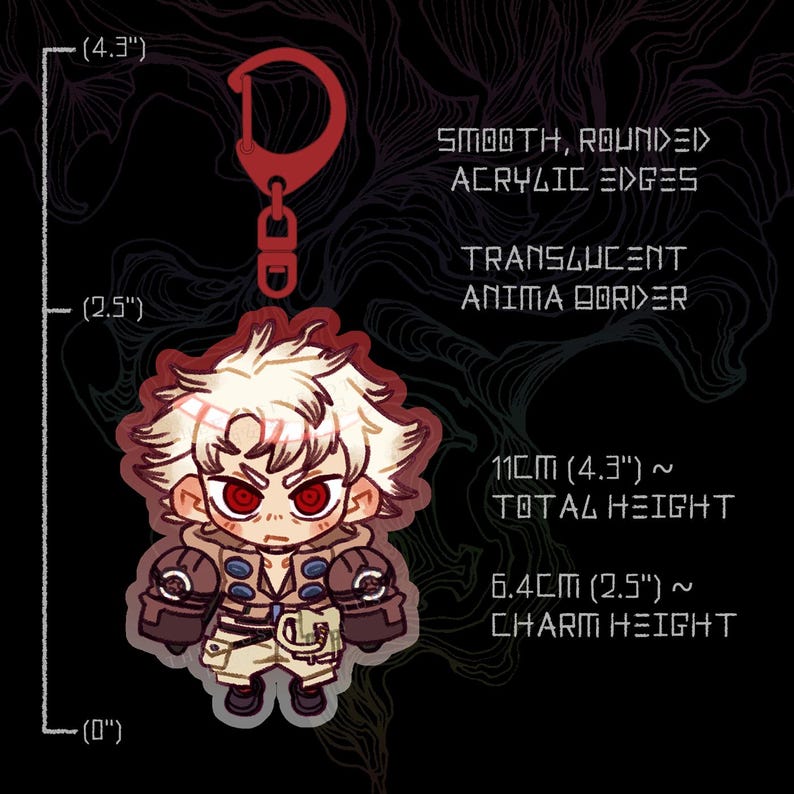 GACHIAKUTA - Acrylic Charms (wave 1) - Etsy