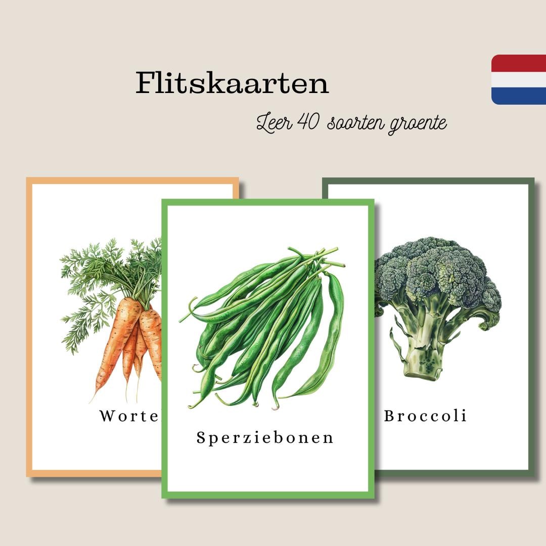 Flash Cards, Learning Vegetables, Educational, Montessori, Education ...