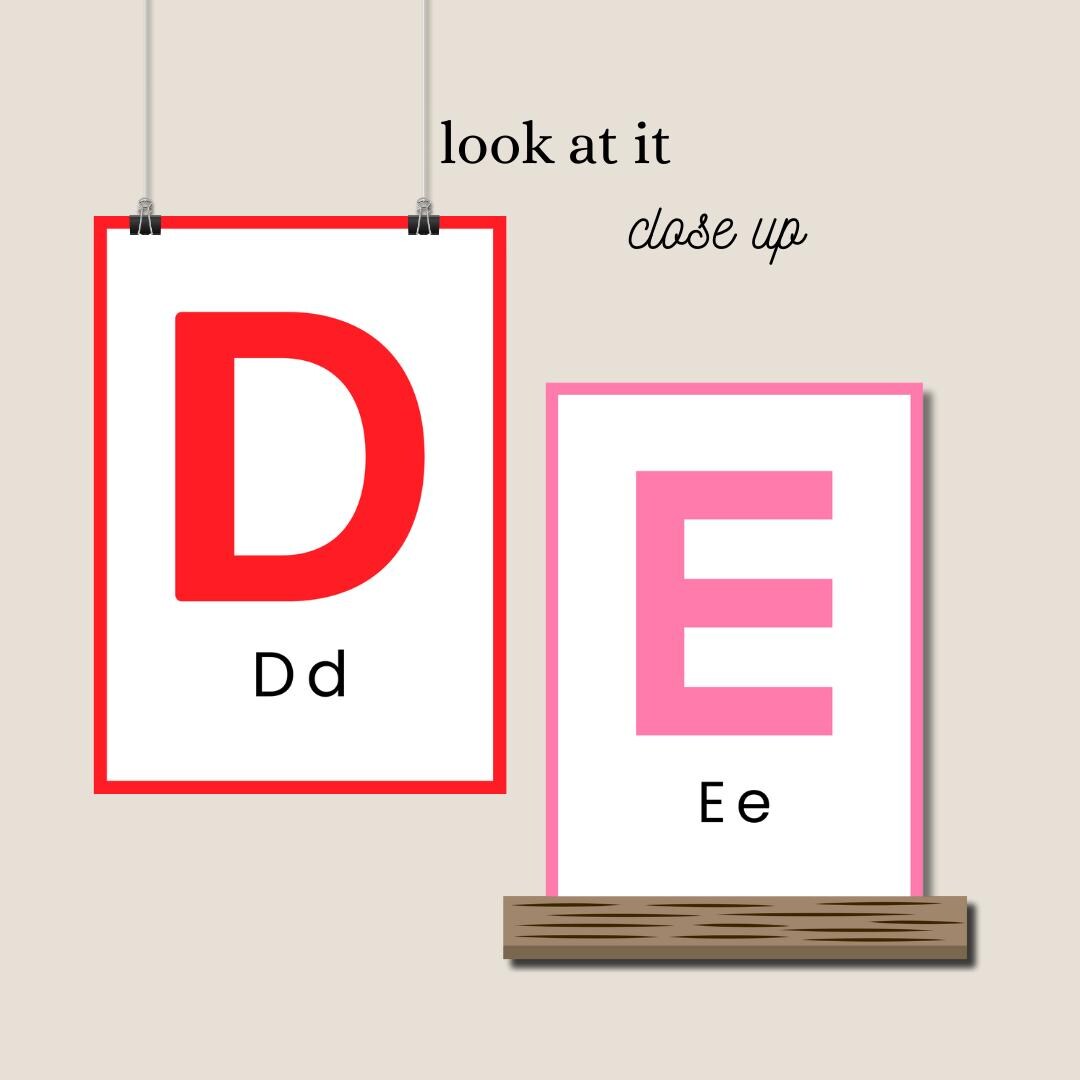 ABC, Alphabet, Letters, Montessori, Flashcards, Educational, Education ...