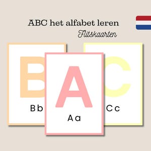 Flashcards, Learning Alphabet, ABC, Letters, Montessori, Educational ...