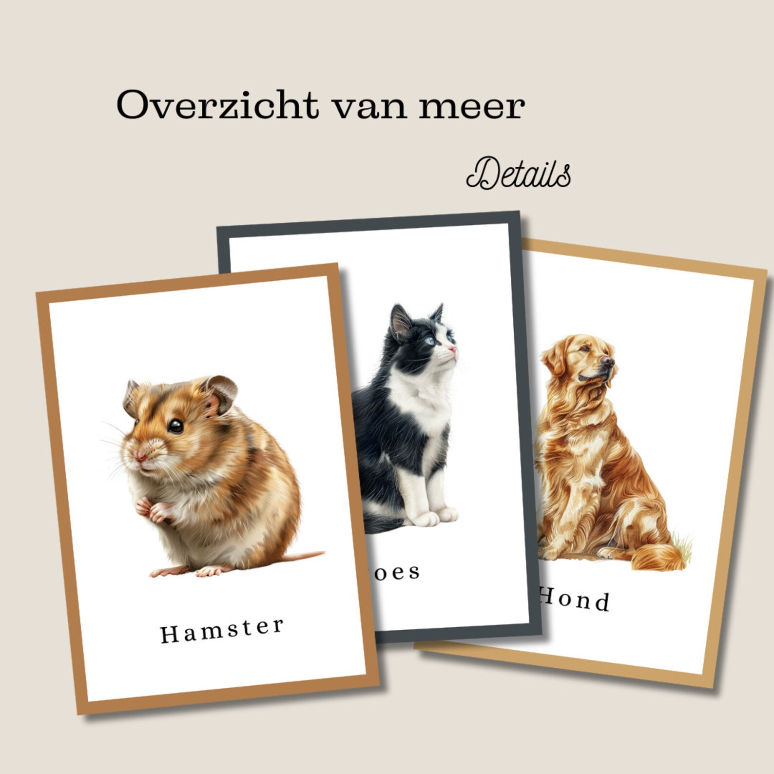 Learning Pets, Flash Cards, Learning Animals, Game, Memory, Printable ...