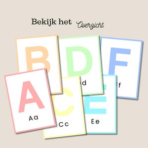 Flashcards, Learning Alphabet, ABC, Letters, Montessori, Educational ...