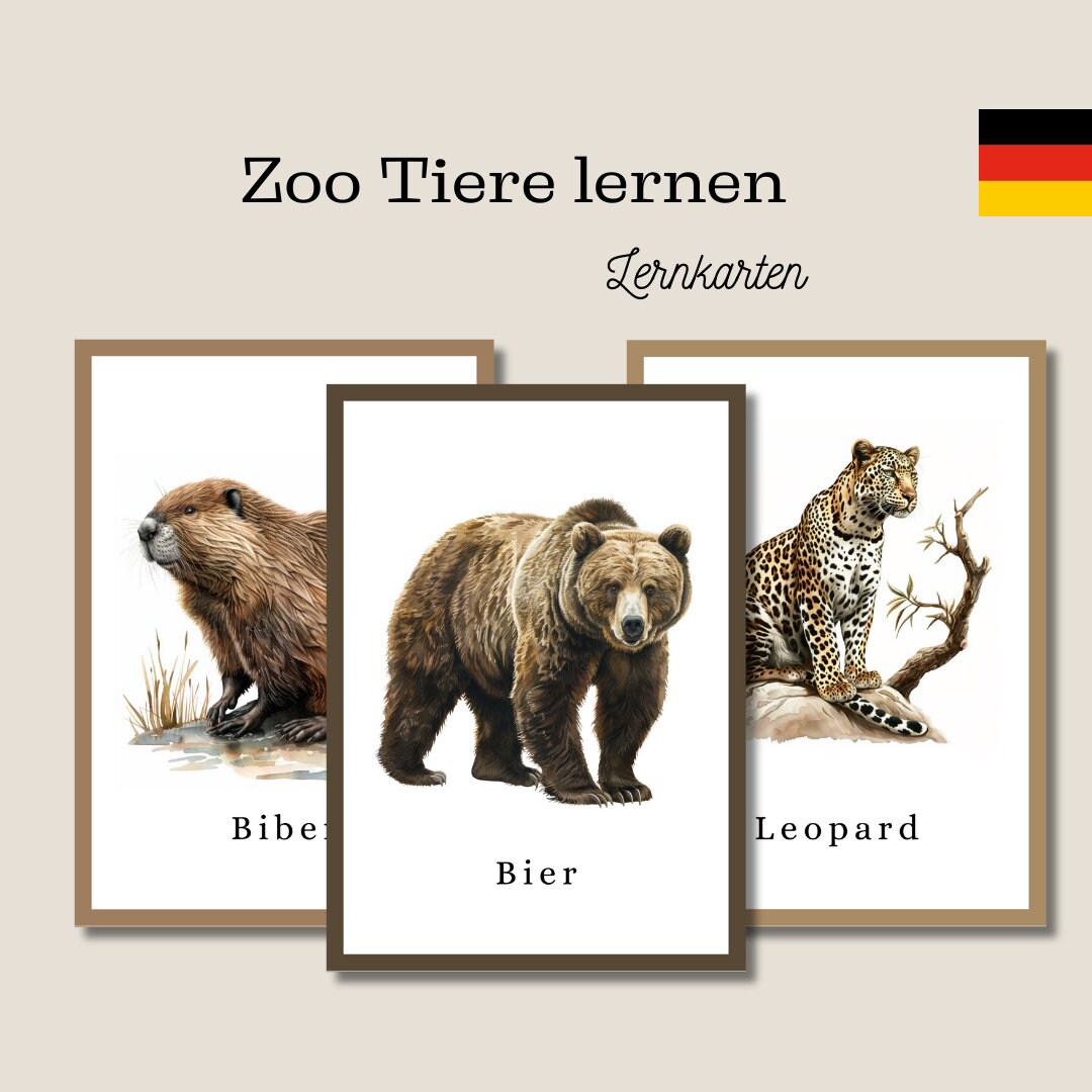 Flashcards, Learn Animals, Montessori, Educational, Cards, Education ...