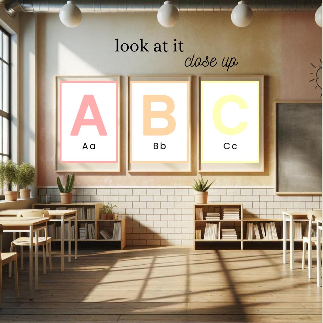 Alphabet, Flashcards, ABC, Letters, Montessori, Teaching Materials ...