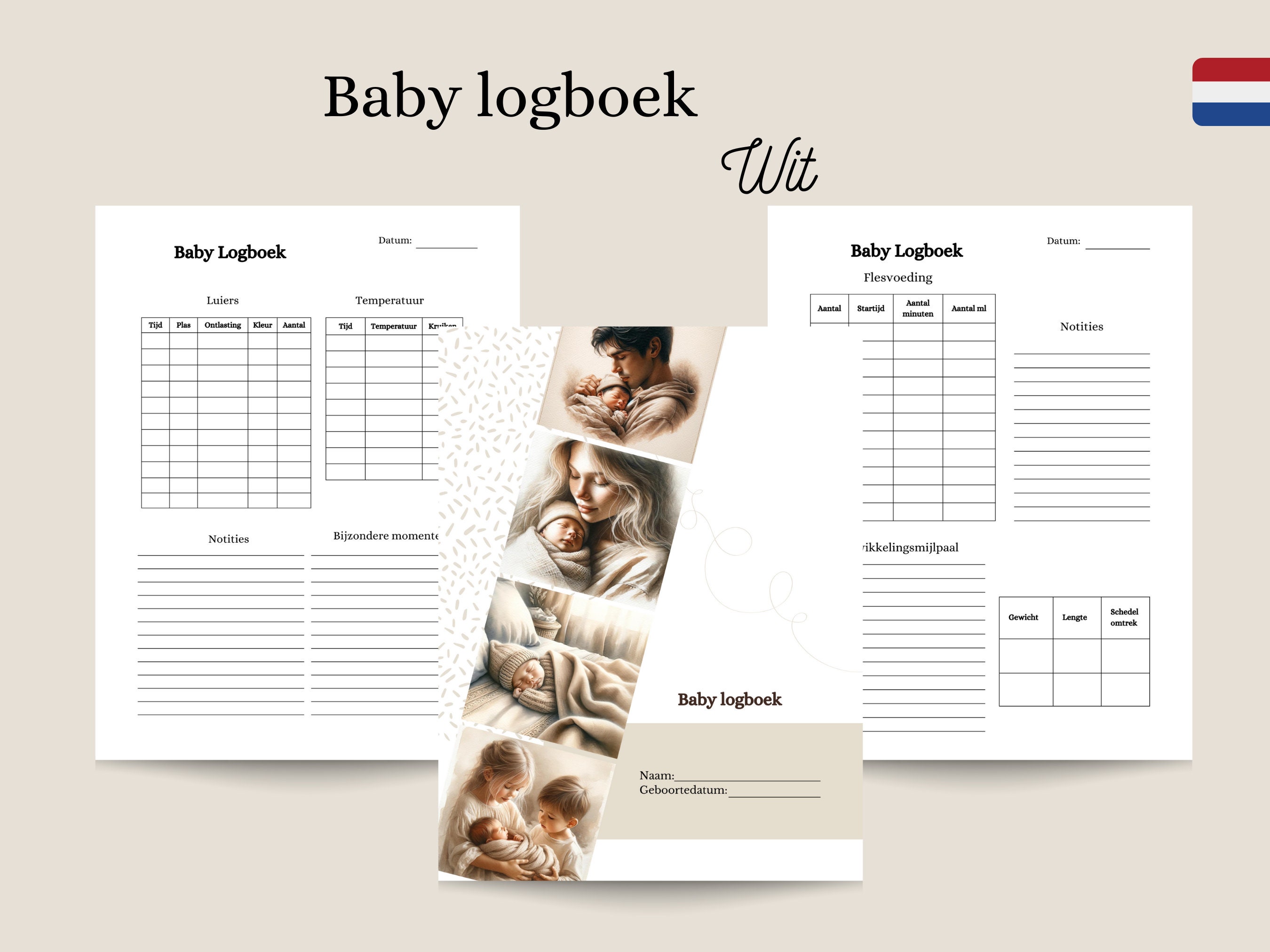 Baby Logbook, Logbook, Newborn, Planner, Printable, PDF Fillable ...