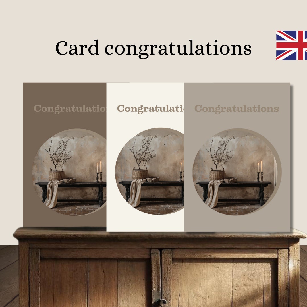 Congratulations Cards, Printable, Birthday, Card, Printable, Party, A6 ...