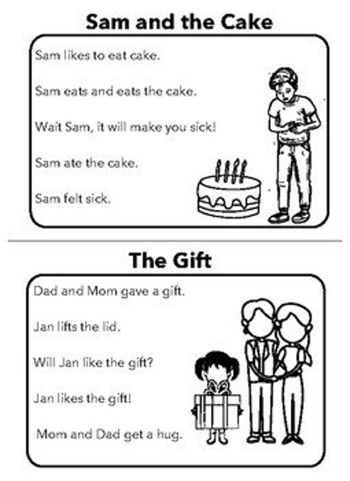 Early Reader Stories, Book, Abeka (one and Two Vowel Words) - Etsy