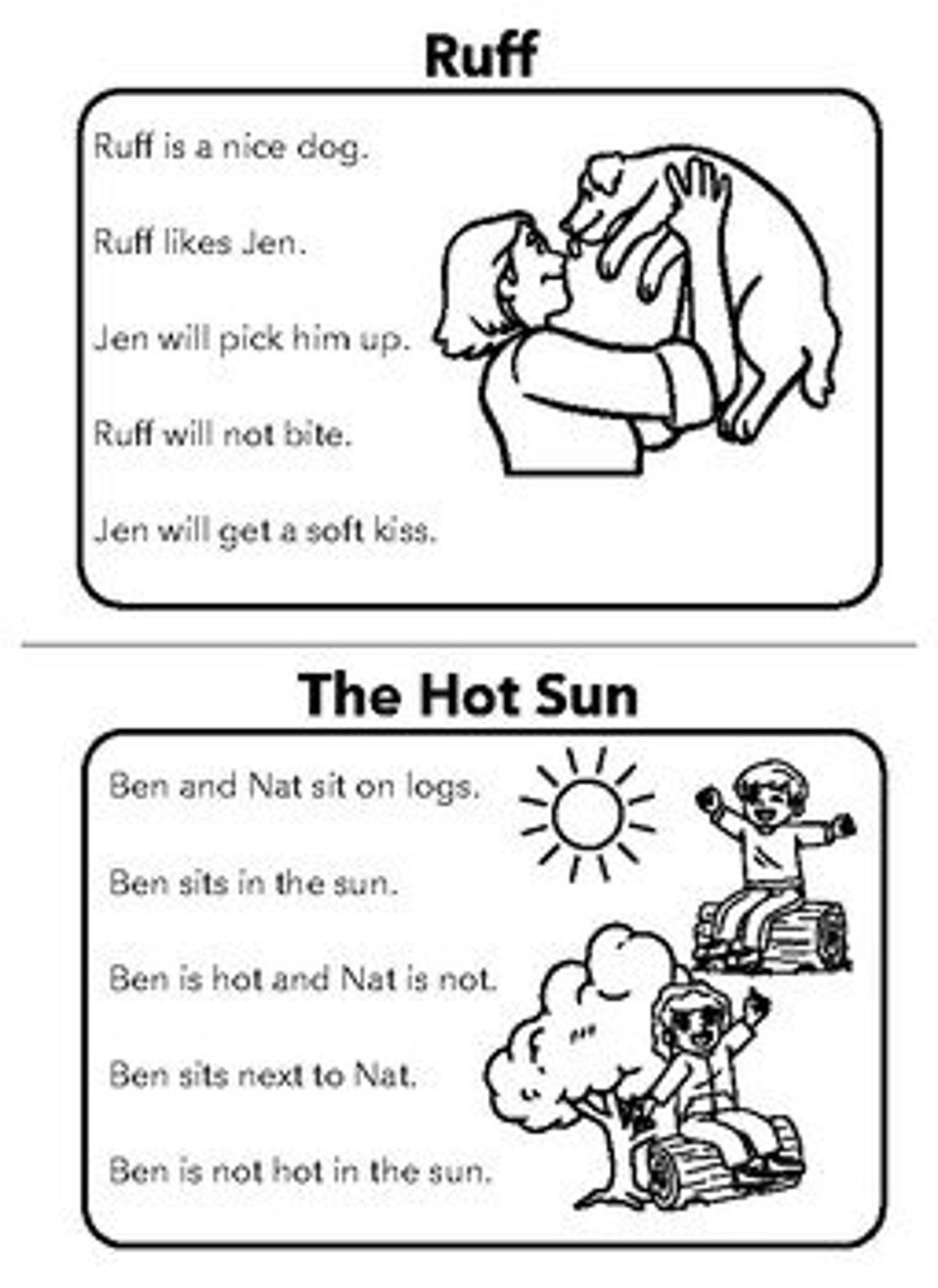 Early Reader Stories, Book, Abeka (one and Two Vowel Words) - Etsy