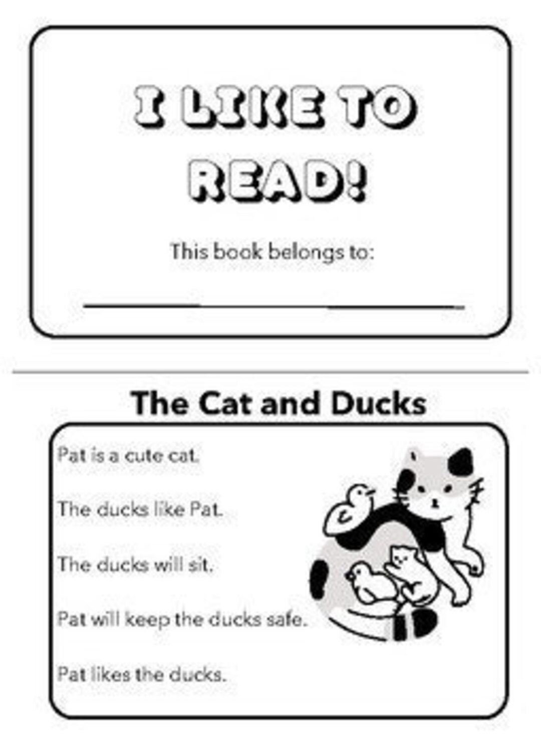 Early Reader Stories, Book, Abeka (one and Two Vowel Words) - Etsy