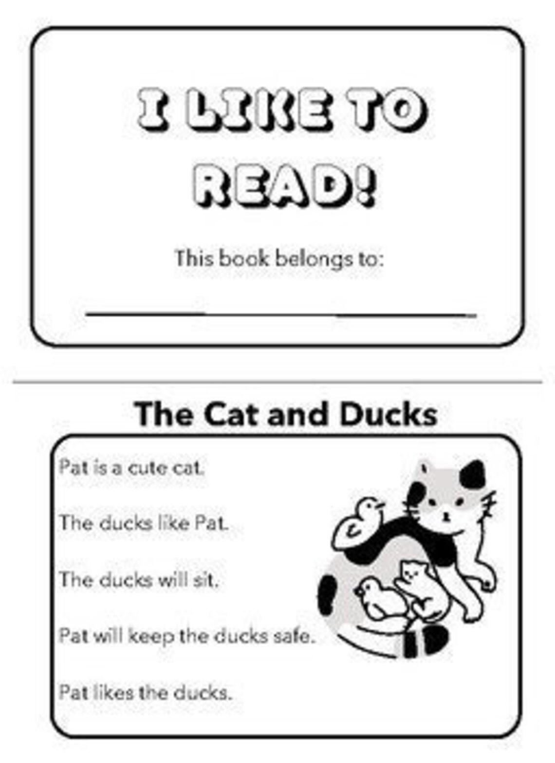 Early Reader Stories, Book, Abeka (one and Two Vowel Words) - Etsy