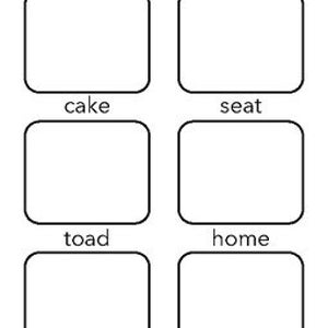 Read Word, Draw Picture, and Mark Vowels, Two Vowel Words - Abeka - Etsy