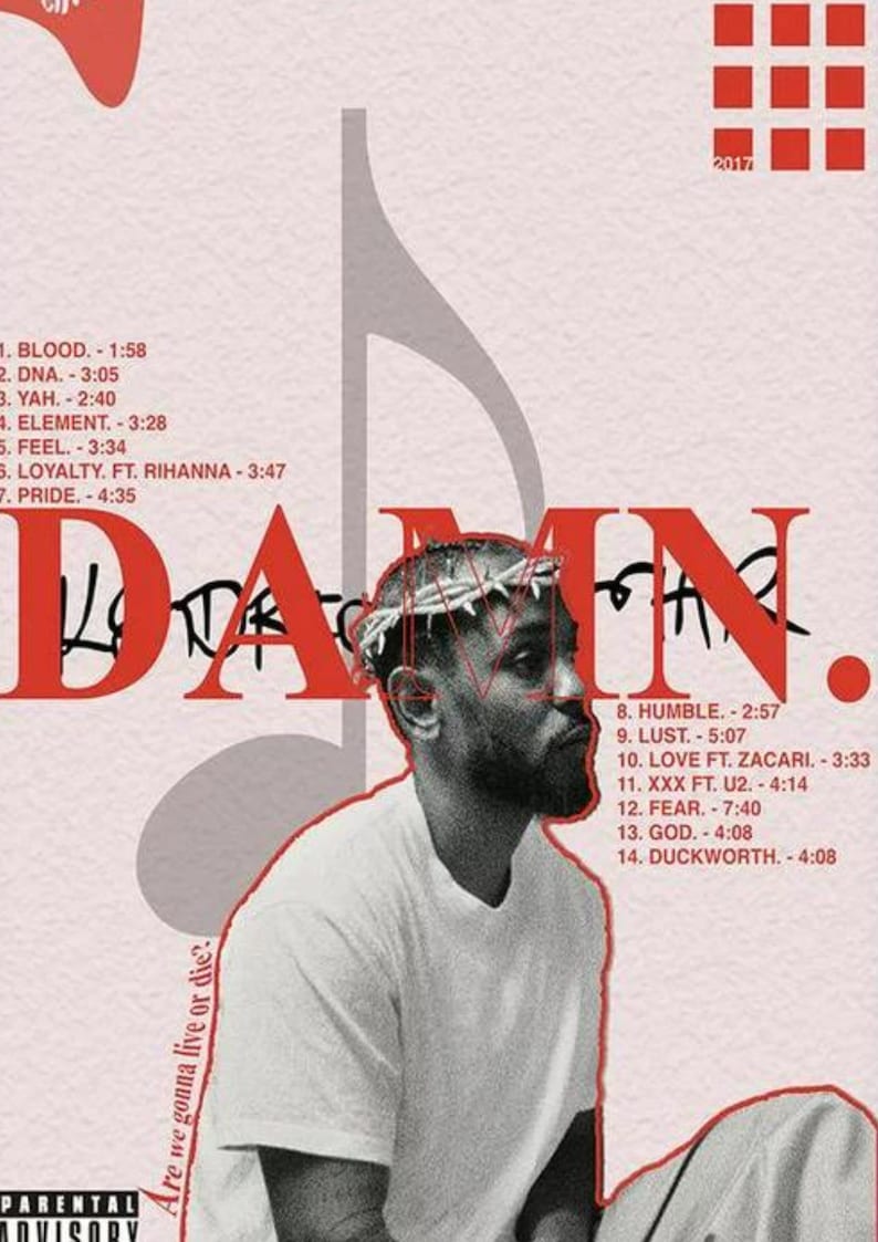 Kendrick Lamar Poster - Etsy