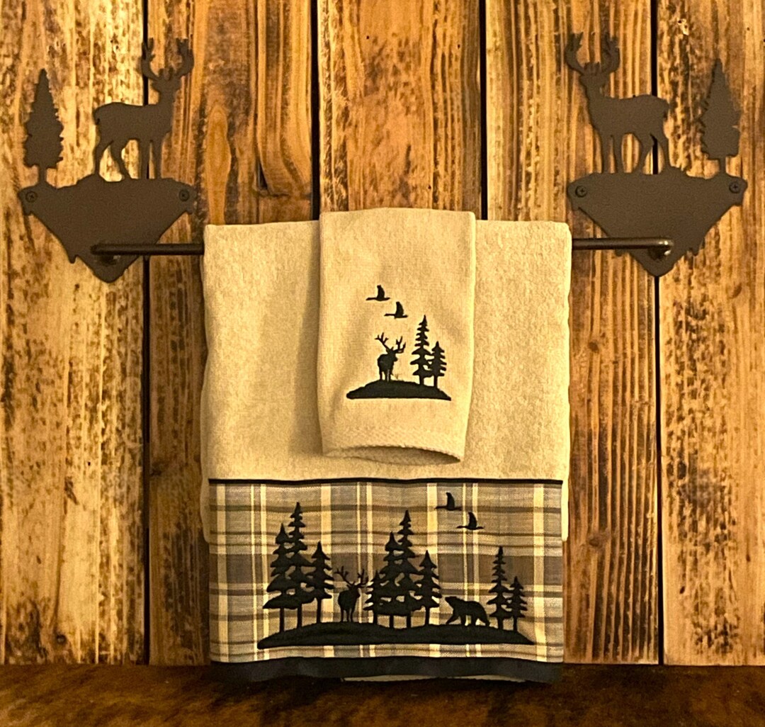 Deer: Towel Bar - Etsy