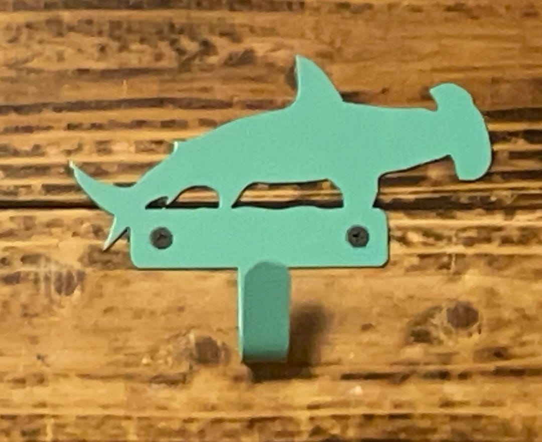Nautical: Shark--hammerhead- Single Hook - Etsy