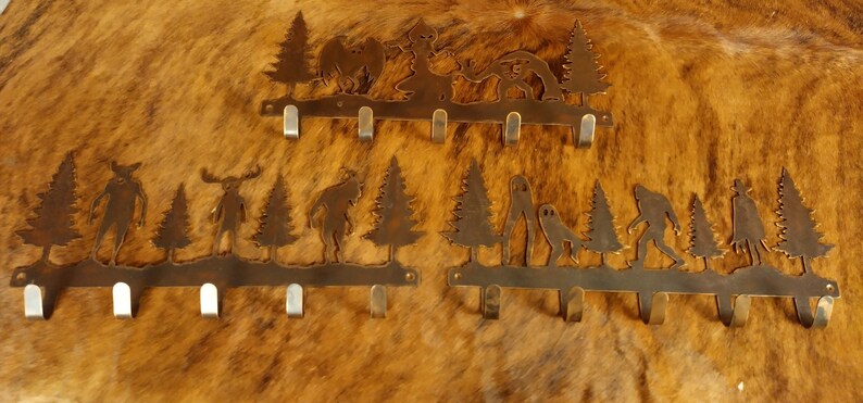 Cryptid Crew: Night Crawlers, Bigfoot, and Dark Watcher- 5 Hook - Etsy