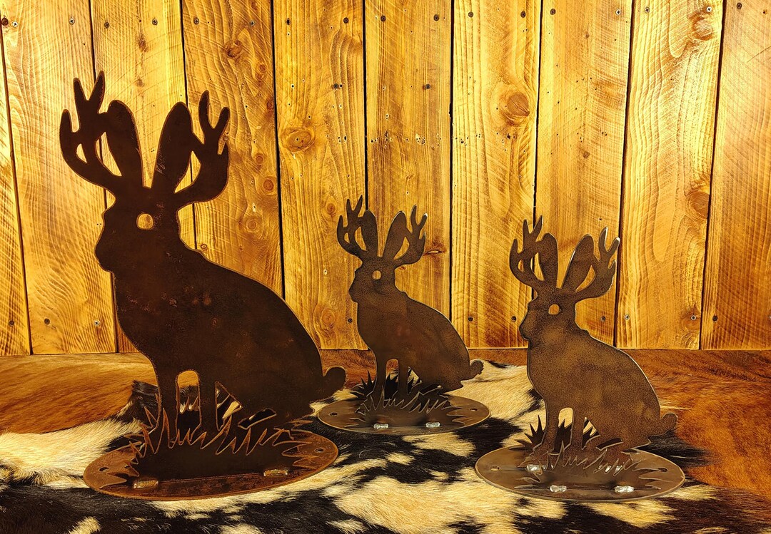 Cryptid Crew: Jackalopes- Statues - Etsy