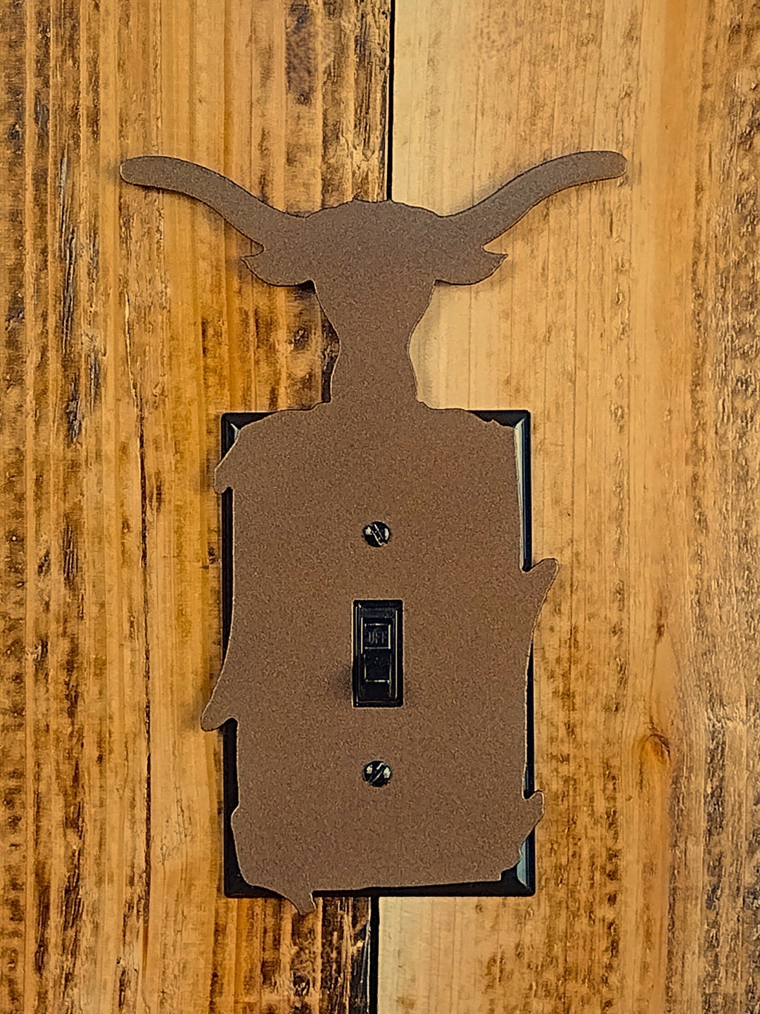 Southwestern: Longhorn- Switch Plate Cover - Etsy