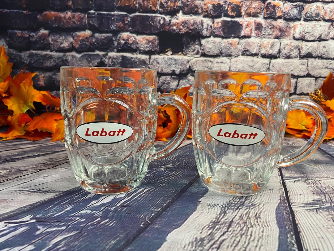 2 Vintage Labatt Beer Mugs - Etsy