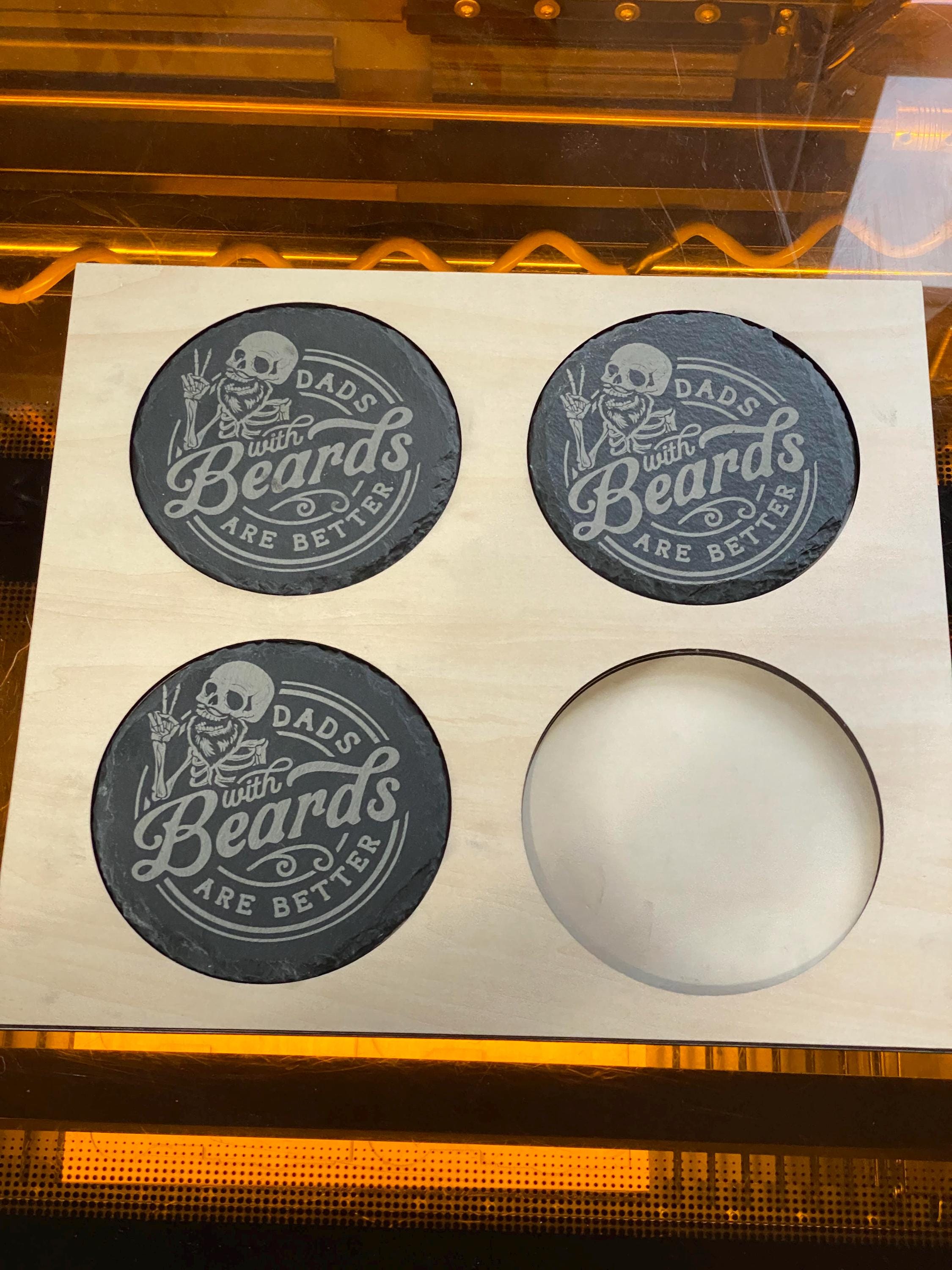 Round Slate Coaster Jig, SVG Cut File - Etsy