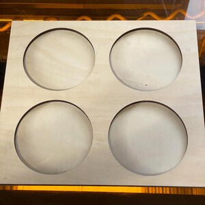 Round Slate Coaster Jig, SVG Cut File - Etsy